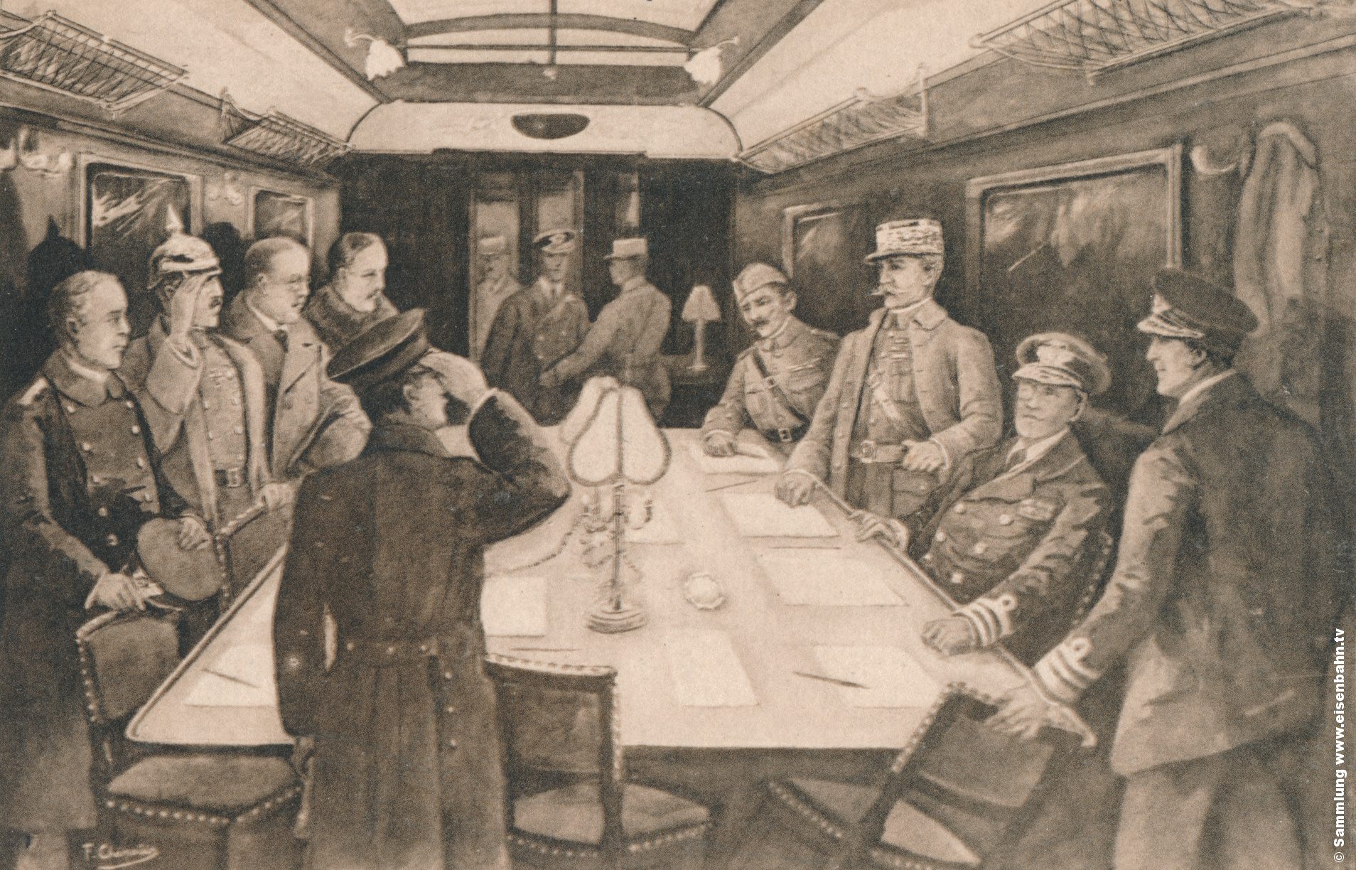 Der Waffenstillstand im Wagen von Compiègne 1918 - eisenbahn.tv